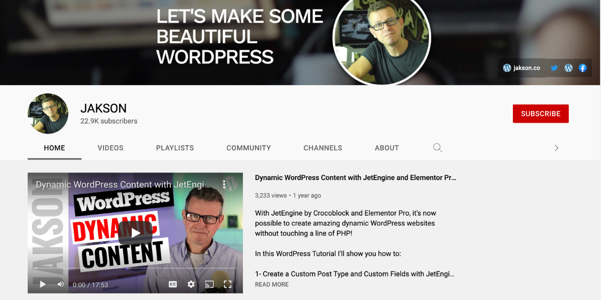 15 Best YouTube Channels for WordPress Training