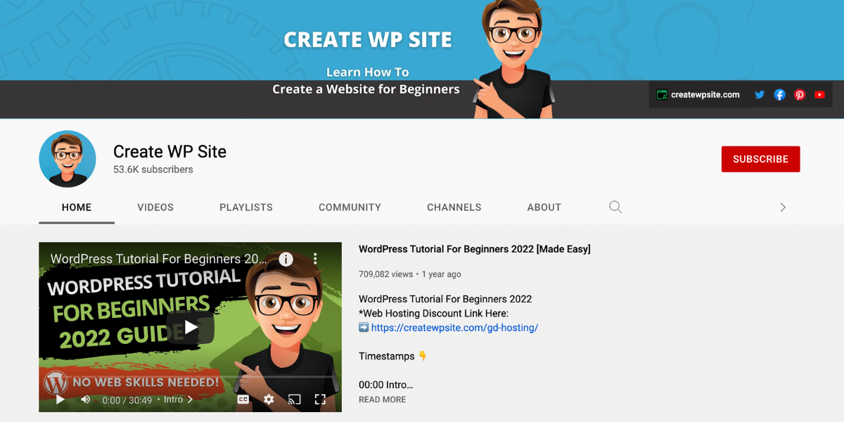 15 Best YouTube Channels for WordPress Training