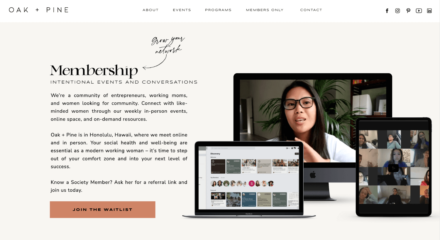 Oak + Pine - Case Study