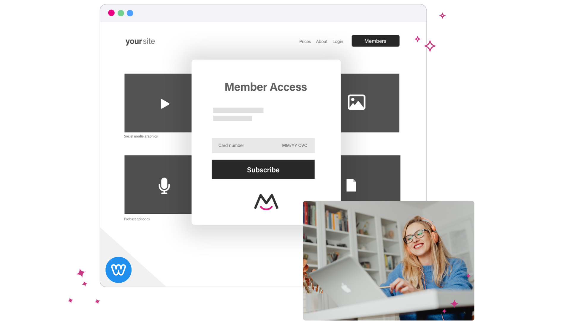 Weebly Membership Website