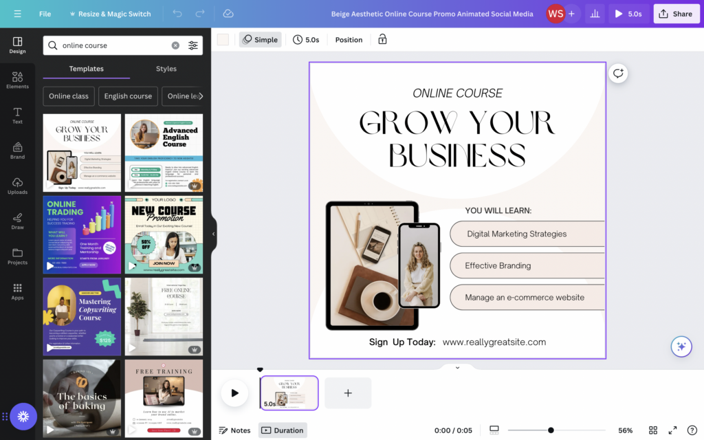 6 Ways to Use Canva for Online Courses + Free Course Template