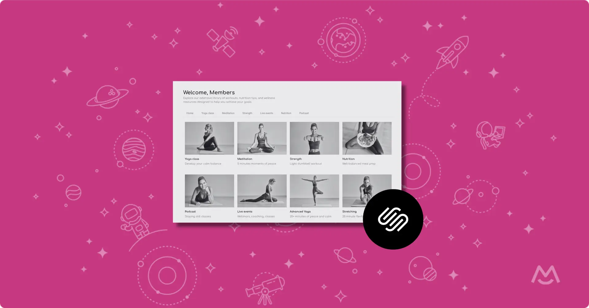 How to Create and Sell a Content Library on Squarespace