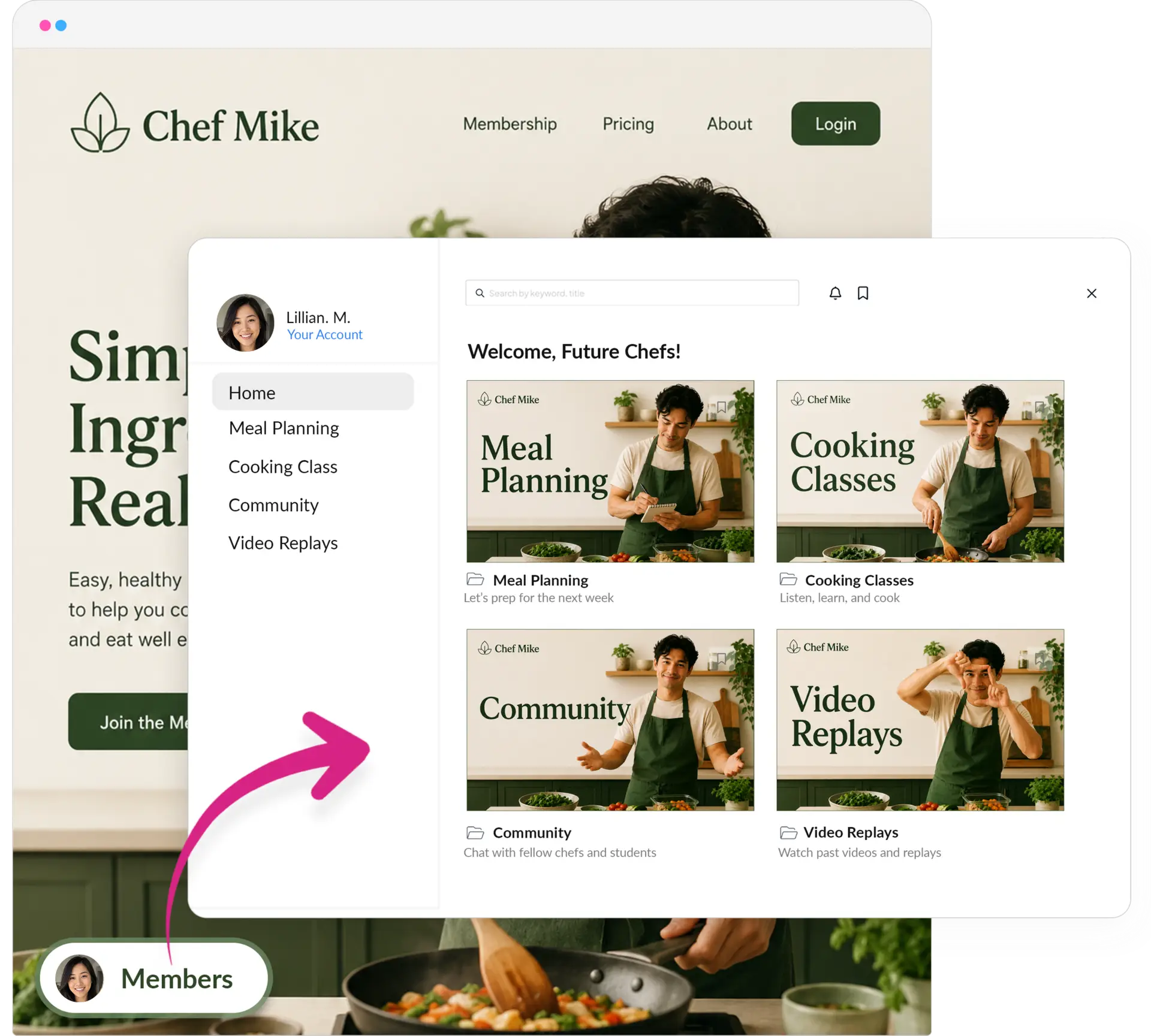 Membership software for any website — MemberSpace